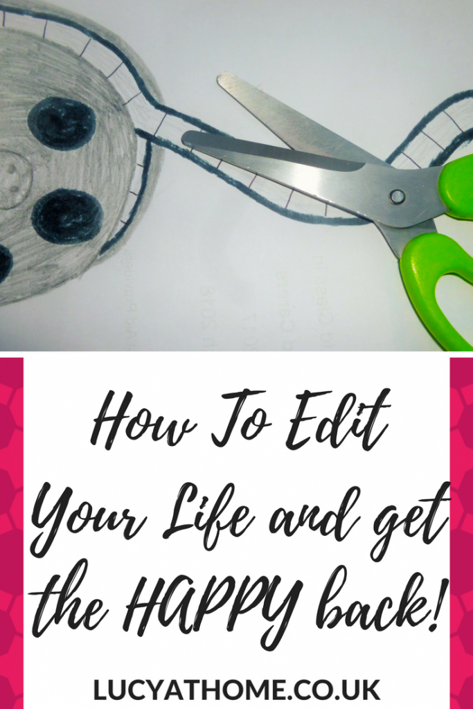 How To Edit Your Life And Get The HAPPY Back! — Lucy At Home