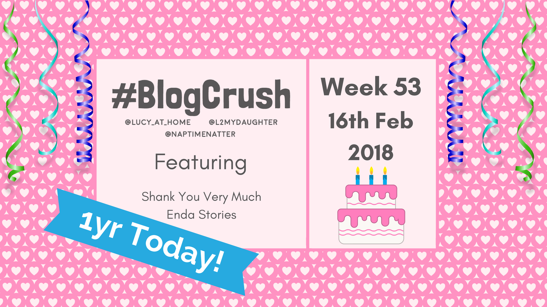 BlogCrush Week 53 - 16th Feb 2018 — Lucy At Home