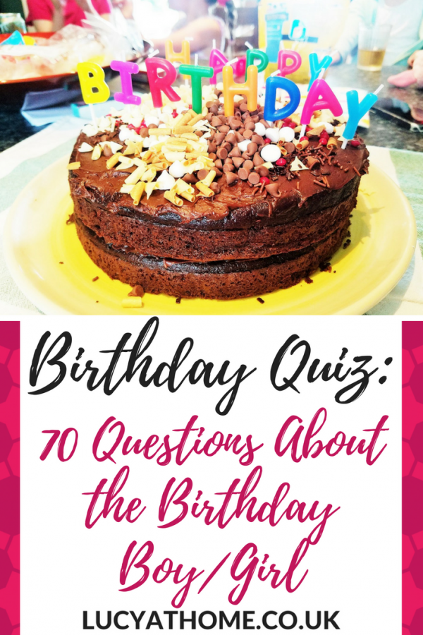 70 Birthday Quiz Questions - Family-Friendly Party Fun — Lucy At Home